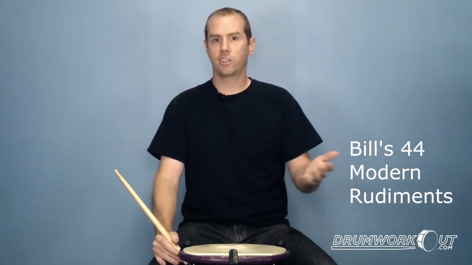 44 Modern Rudiments | Bill Bachman's Drumworkout.com - Drum Lessons and ...